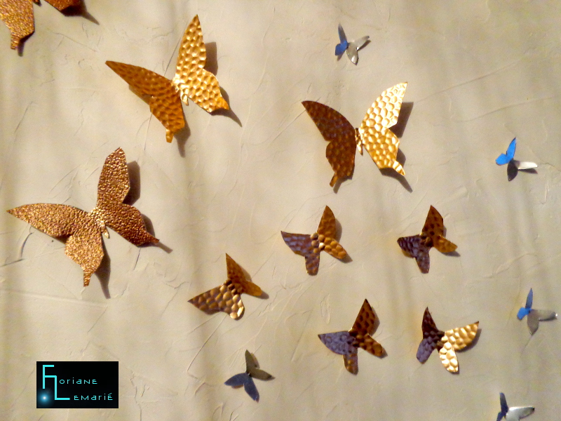 DIY : des papillons sur le mur ! - Floriane Lemarié