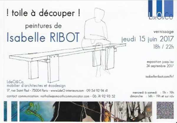 Découverte : Exposition Isabelle RIBOT « Toile à découper » - Floriane ...